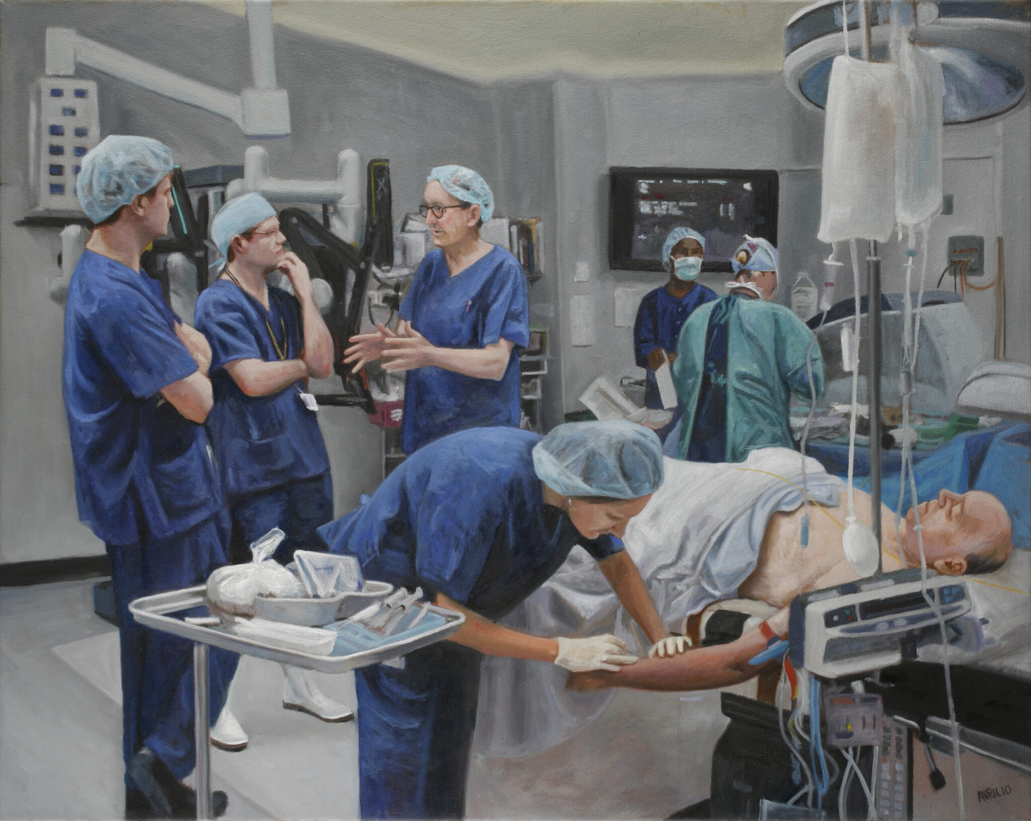 A Day in the Life Medicine" by Adelaide Artist - Avril Thomas Artist